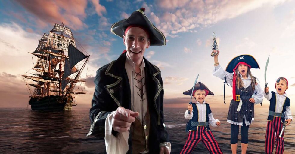Captain Long John (Stilt Pirate) - Chris Maynes World of Magic